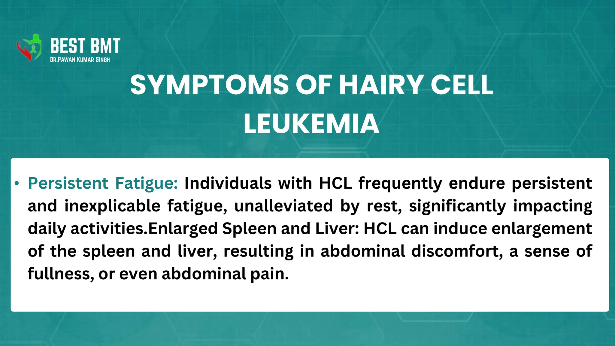 HAIRY CELL LEUKEMIA -SYMPTOMS AND TREATMENT | PPT