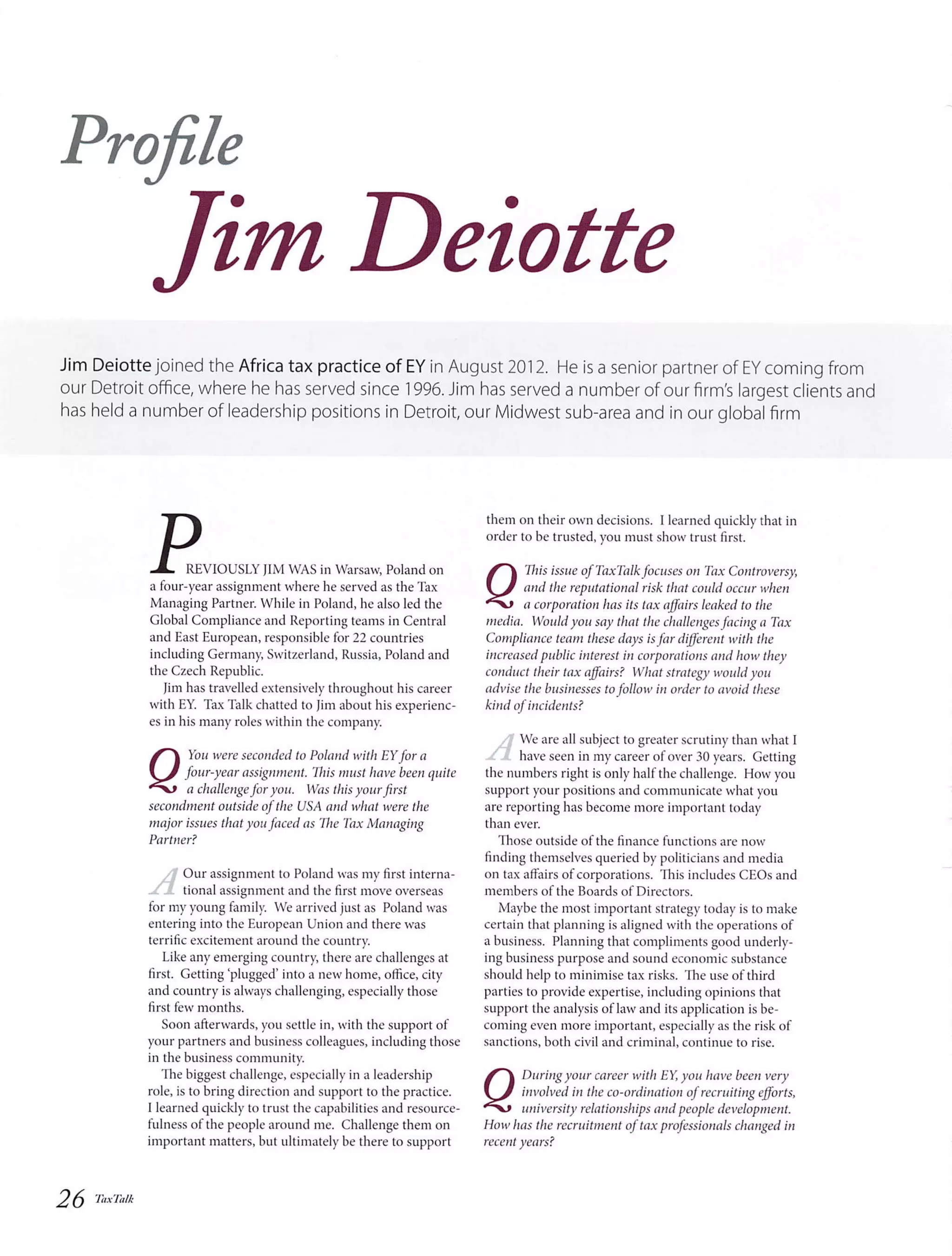 Tax Talk Magazine | PDF