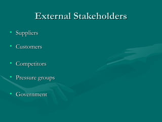 Stake Holders meaning and explanation in | PPT