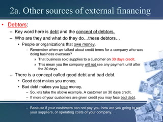 Bm Unit 3.1 Sources of Finance | PPTX
