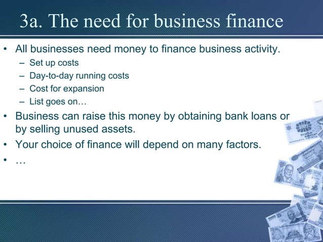 Bm Unit 3.1 Sources of Finance | PPTX