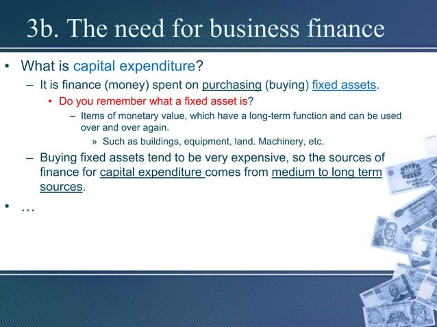 Bm Unit 3.1 Sources of Finance | PPTX