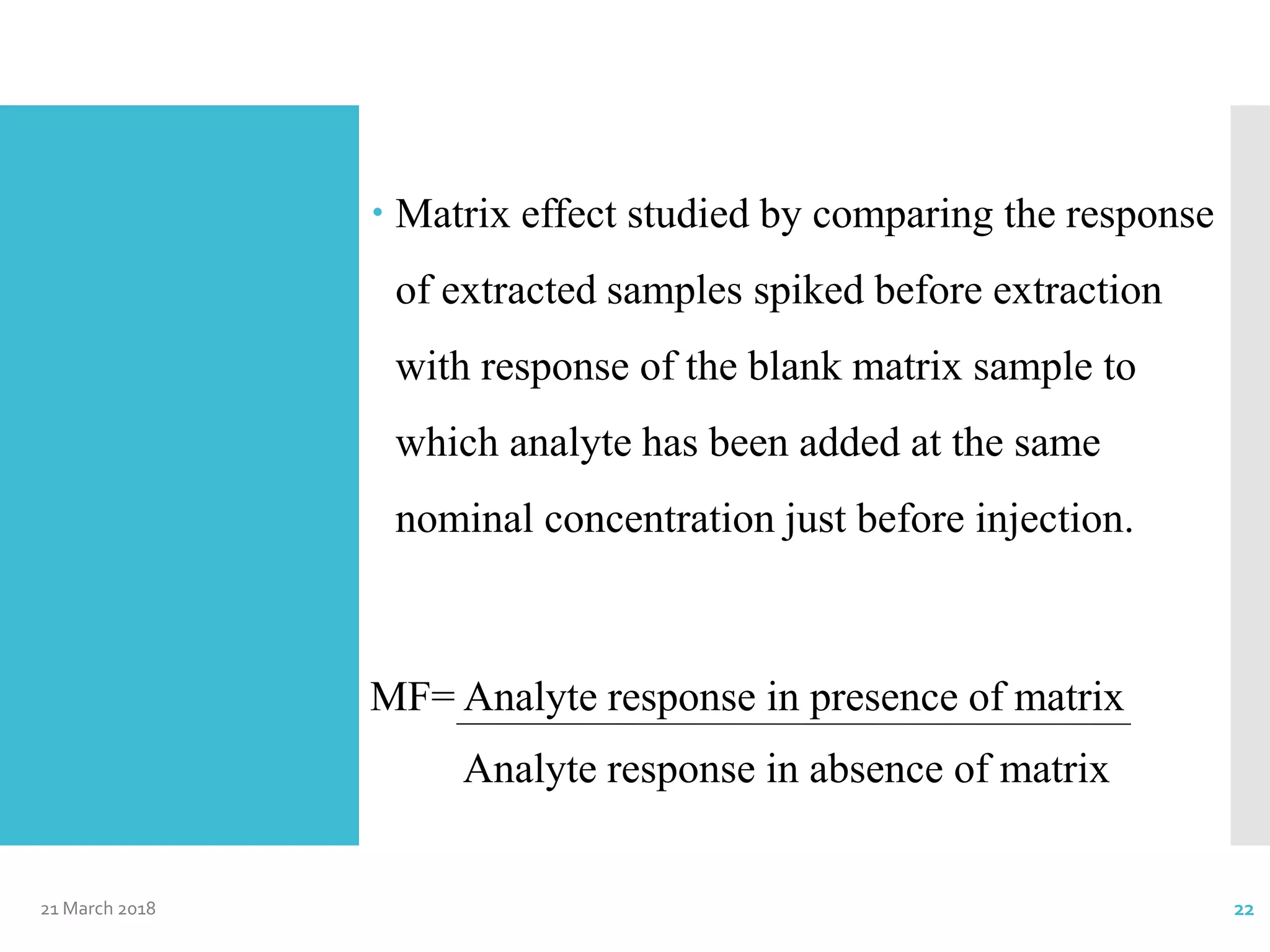 Bioanalytical Method Validation | PPTX