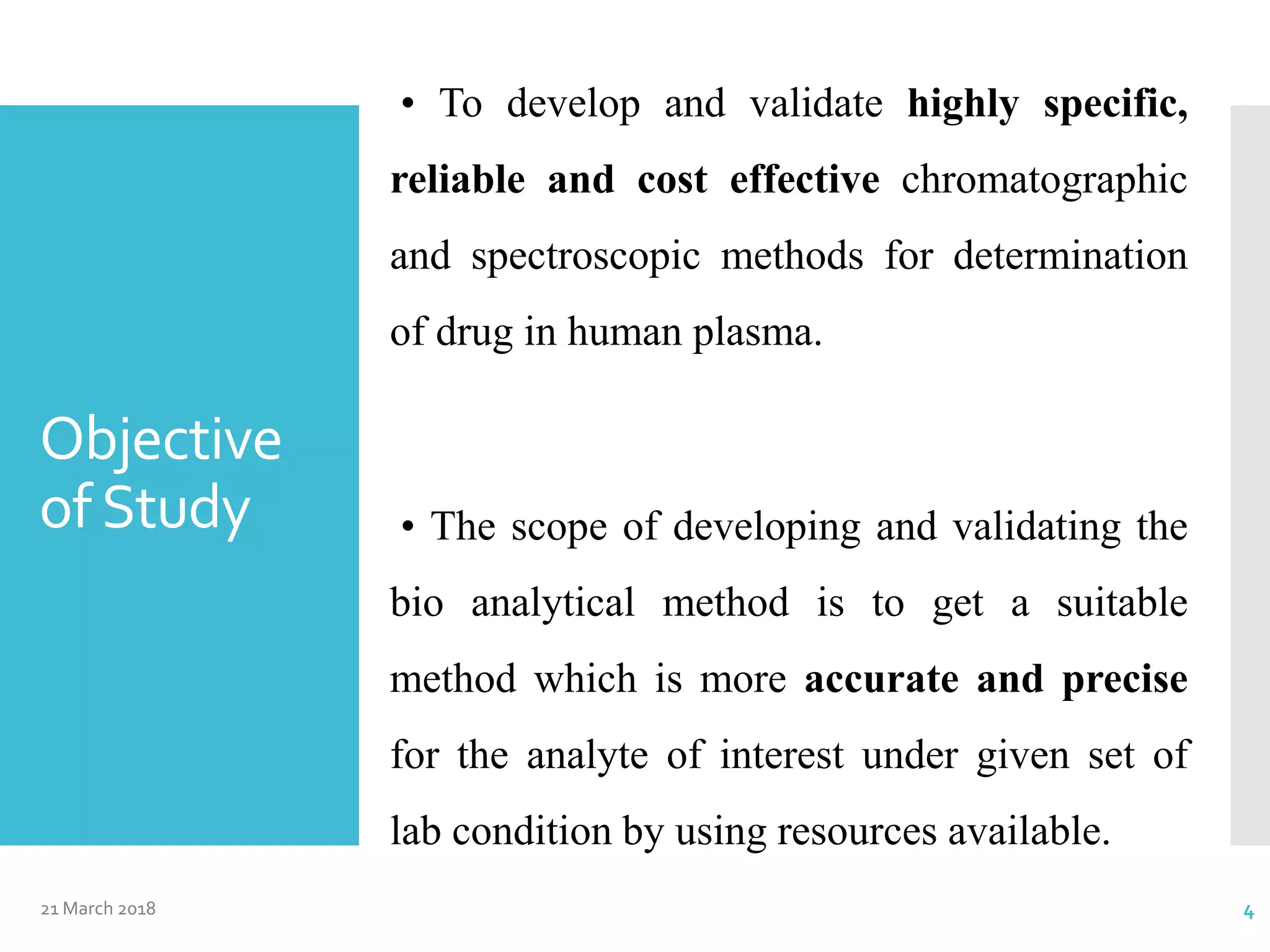 Bioanalytical Method Validation | PPTX