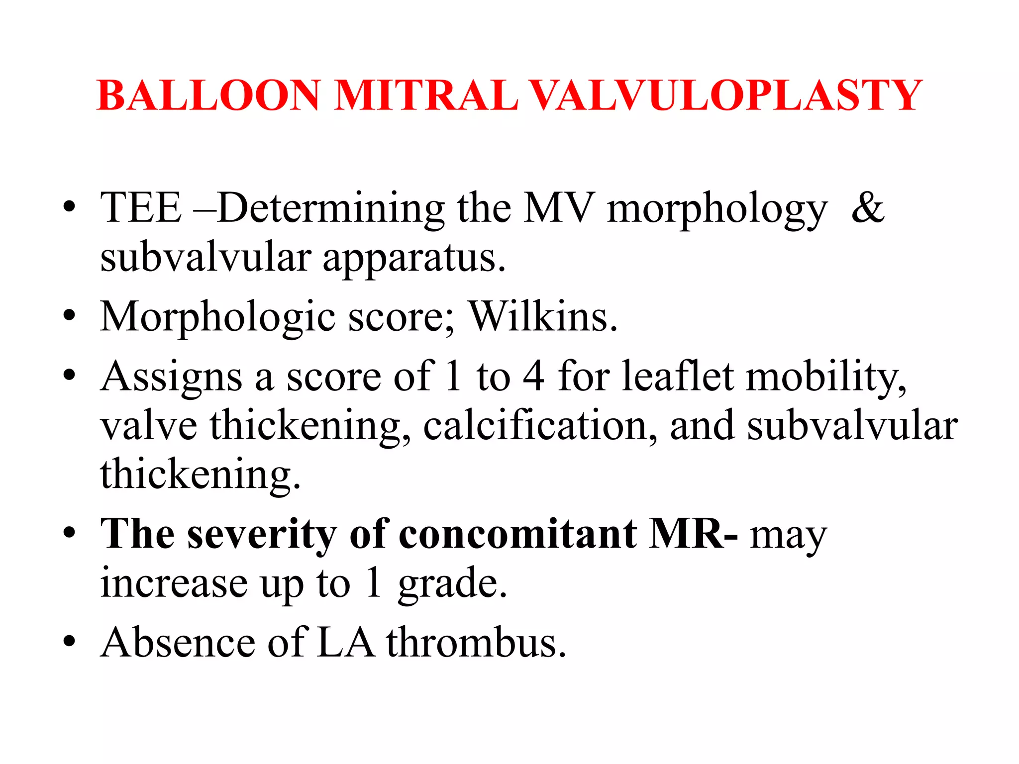 BMV,PTMC,BALLOON MITRAL VALVOTOMY, BAL, VIRBHAN BALAI, DR VIRBHAN | PPTX