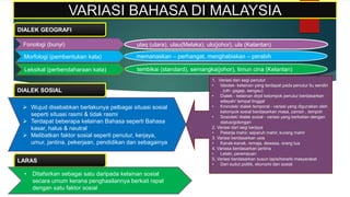 Variasi bahasa | PPTX