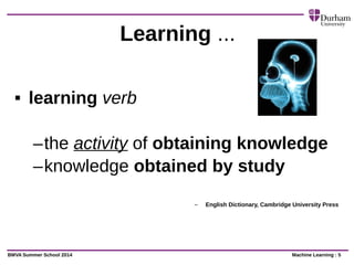 Machine learning fro computer vision - a whirlwind of key concepts for ...