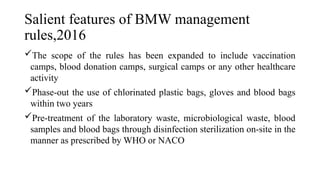 Biomedical waste management/ health care/hospital waste management | PPTX
