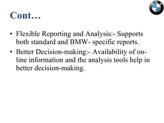 BMW ERP base | PPT