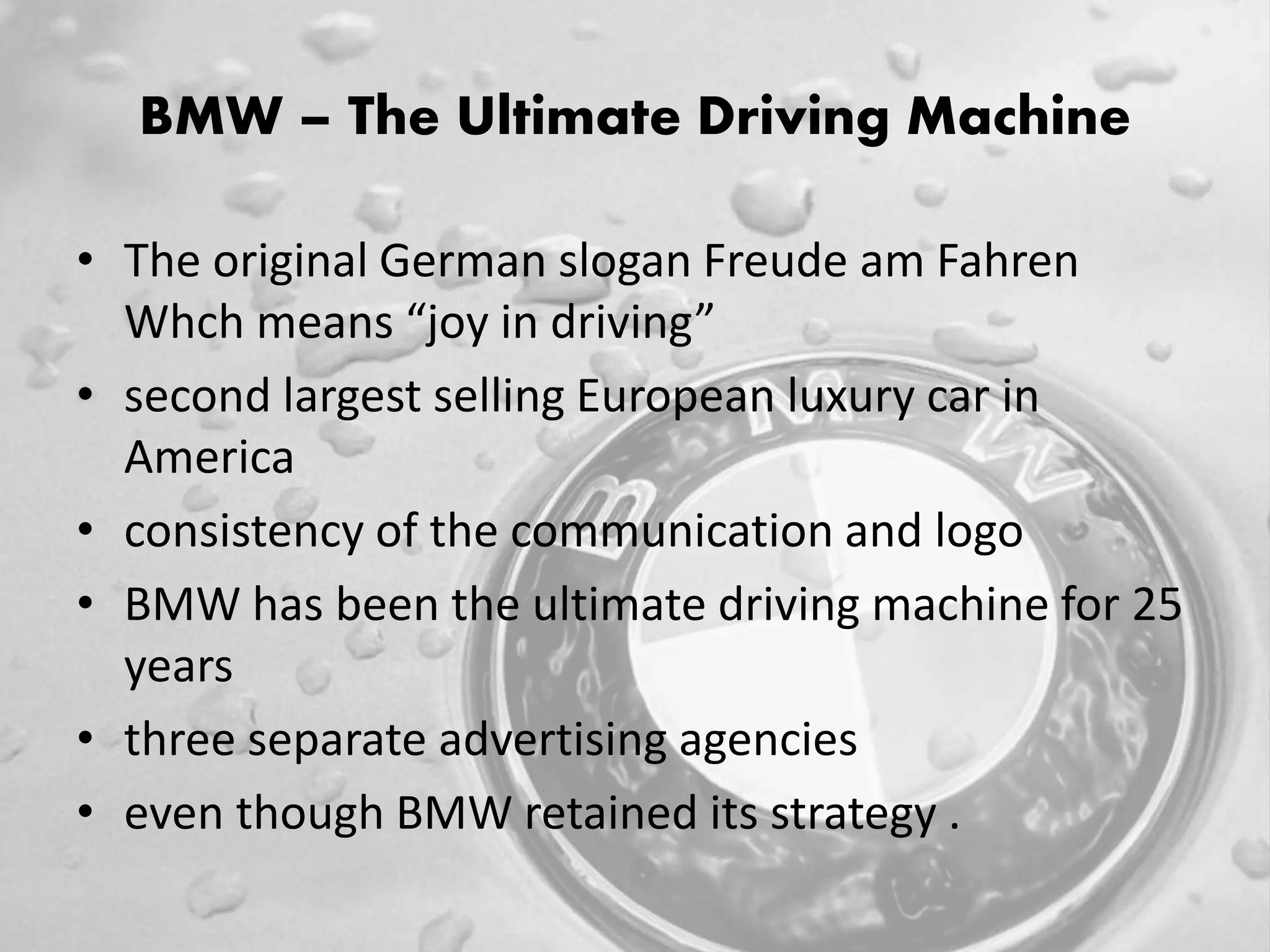 BMW ppt | PPTX