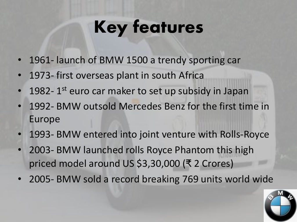 BMW ppt