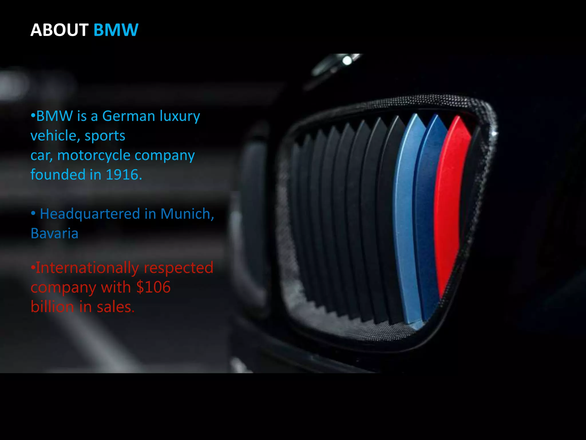 BMW - the ultimate driving machine | PPTX | Marketing and Advertising ...
