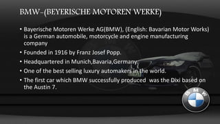 BMW - A case study | PPTX