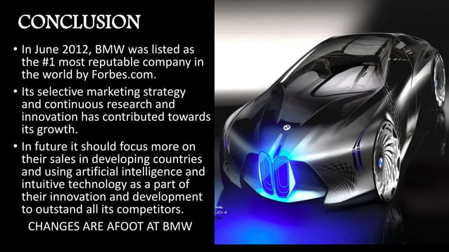 BMW - A case study | PPTX