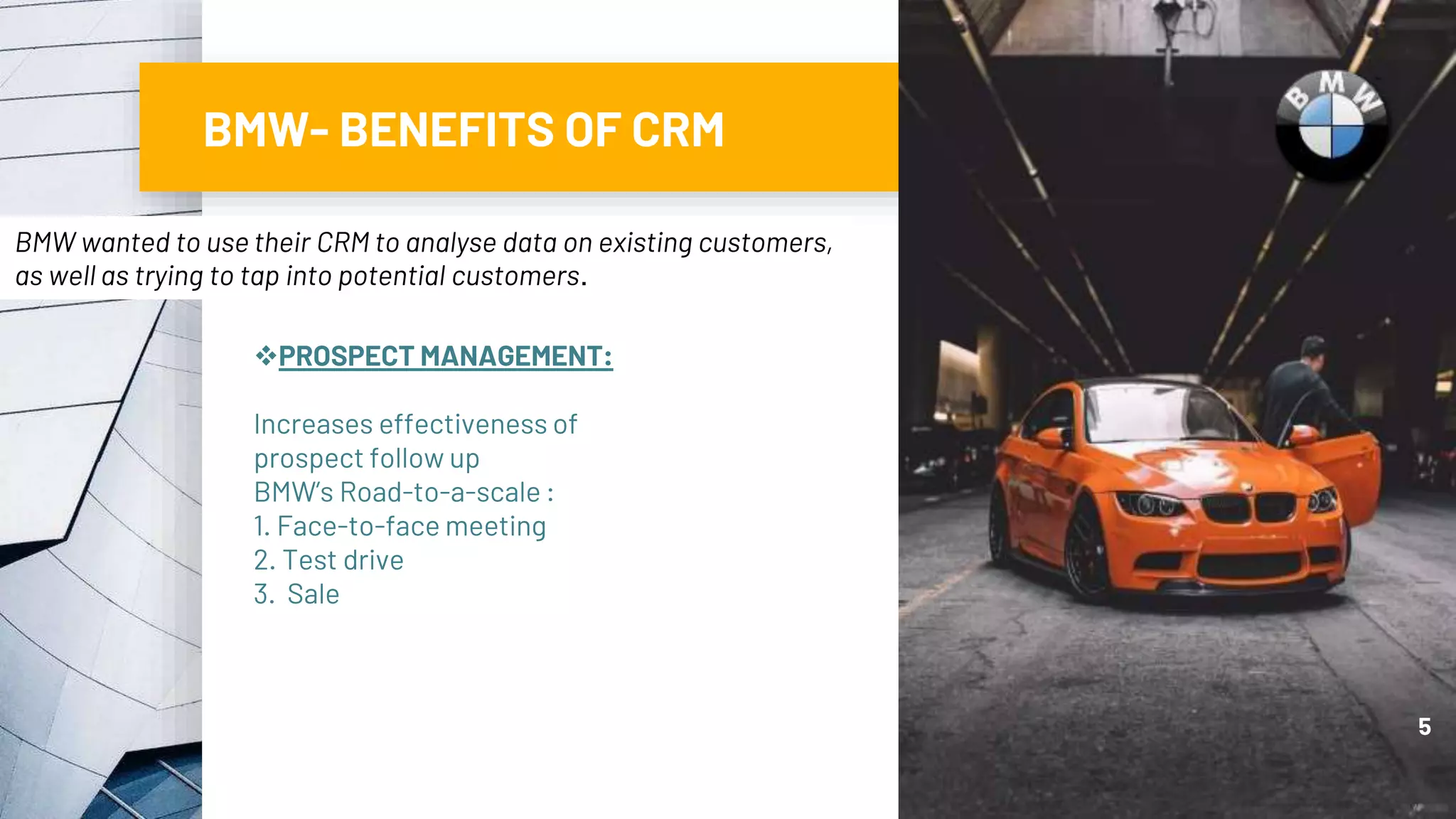 CRM- BMW CASE STUDY | PPTX