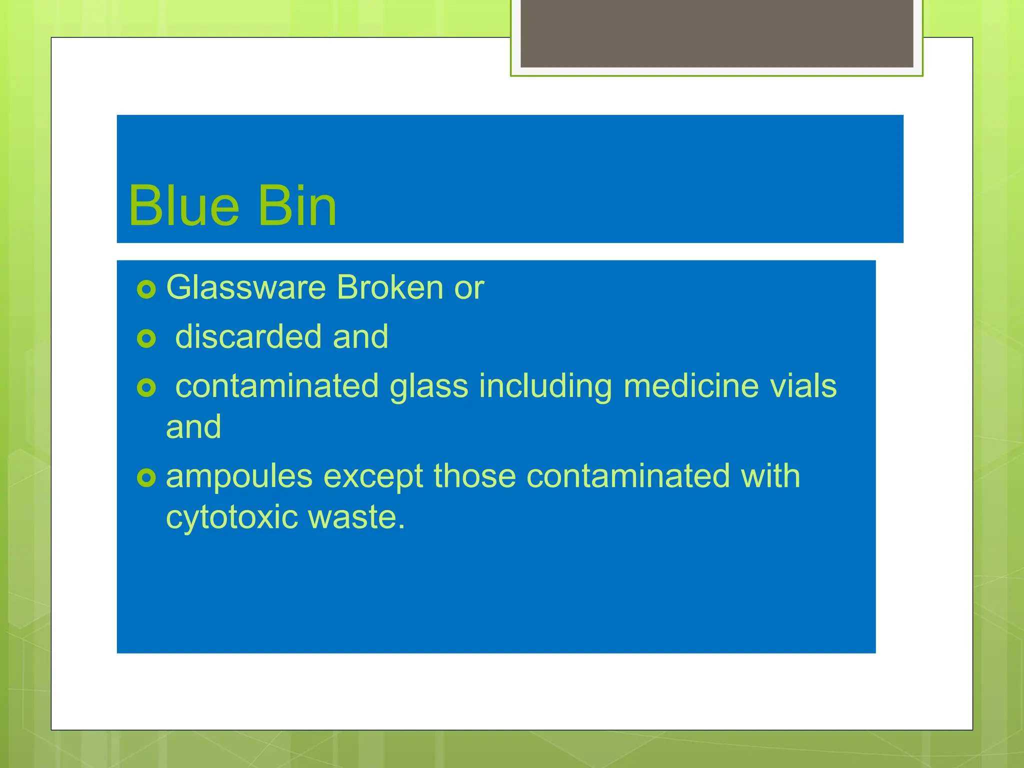 introduction to healthcare waste management | PPTX