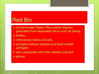 introduction to healthcare waste management | PPTX