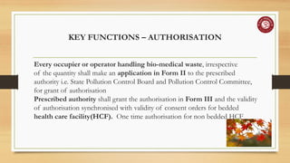 Bio Medical Waste rules 2016 PPT | PDF