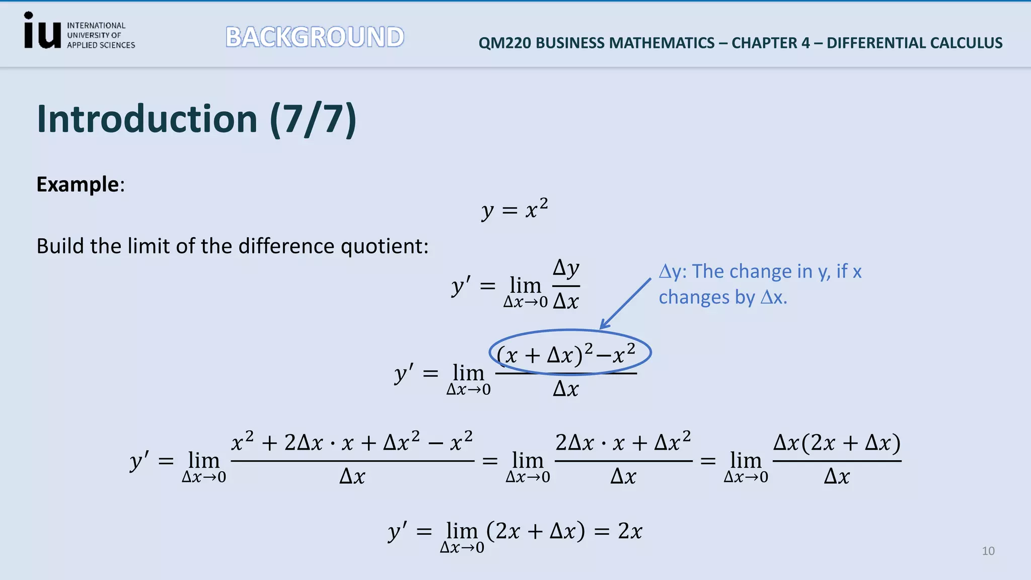 Differential Calculus | PPTX