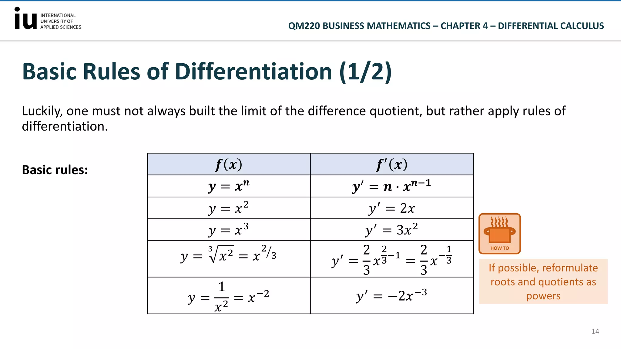 Differential Calculus | PPTX