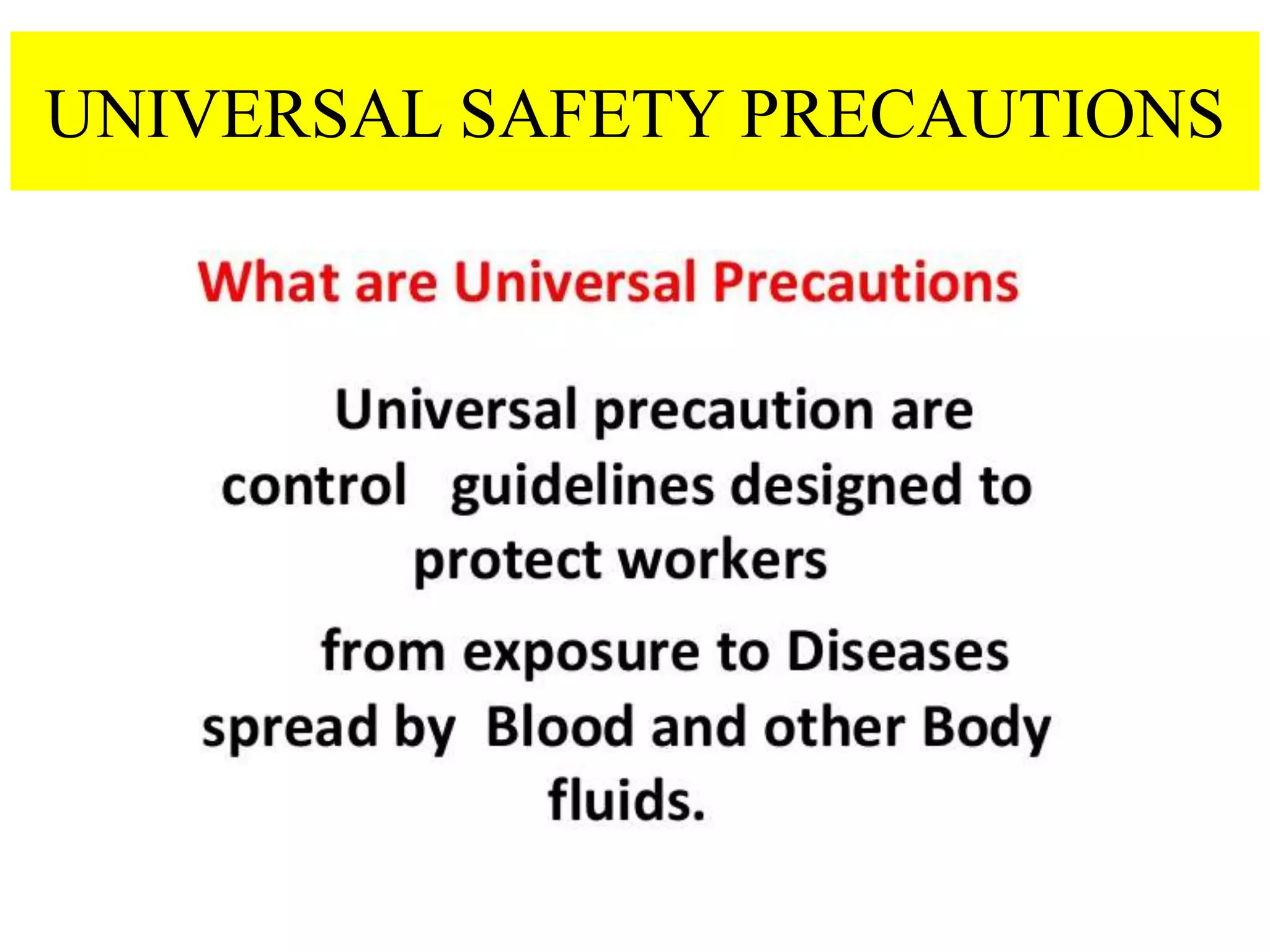 Biomedical waste management and universal precautions | PPTX
