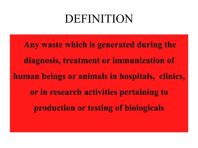 Biomedical waste management and universal precautions | PPTX