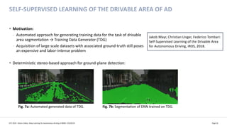 BMW：Application and Deployment of Deep Learning in Autonomous Driving ...