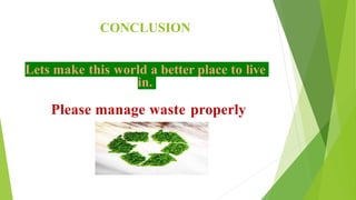 Biomedical Waste Management (BMW) | PPTX
