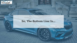 BMW Drivetrain Malfunction Symptoms, Diagnosis, & Solutions | PPT