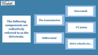 BMW Drivetrain Malfunction Symptoms, Diagnosis, & Solutions | PPTX