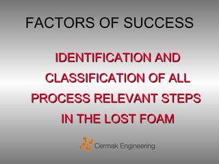 Bm wengl ceeng Lost Foam | PPT