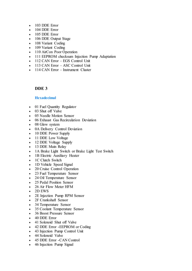 Bmw Fault Code List PDF bmw-fault-code-list-pdf