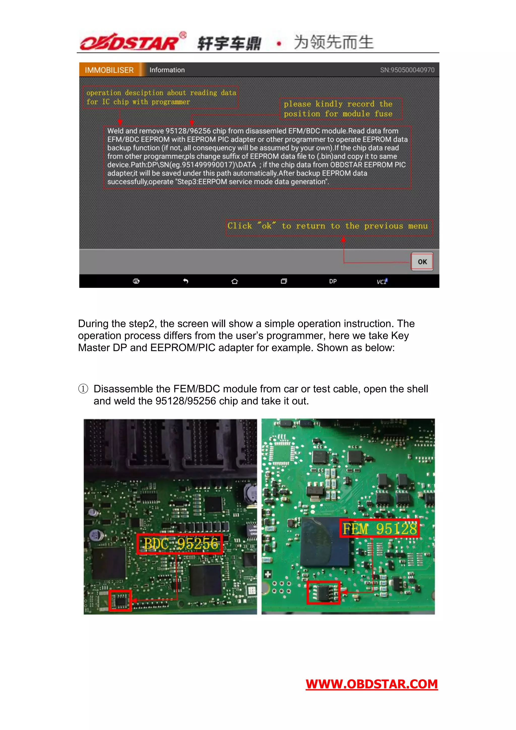 Bmw FEM BDC smart key programming with OBDSTAR X300 DP | PDF ...