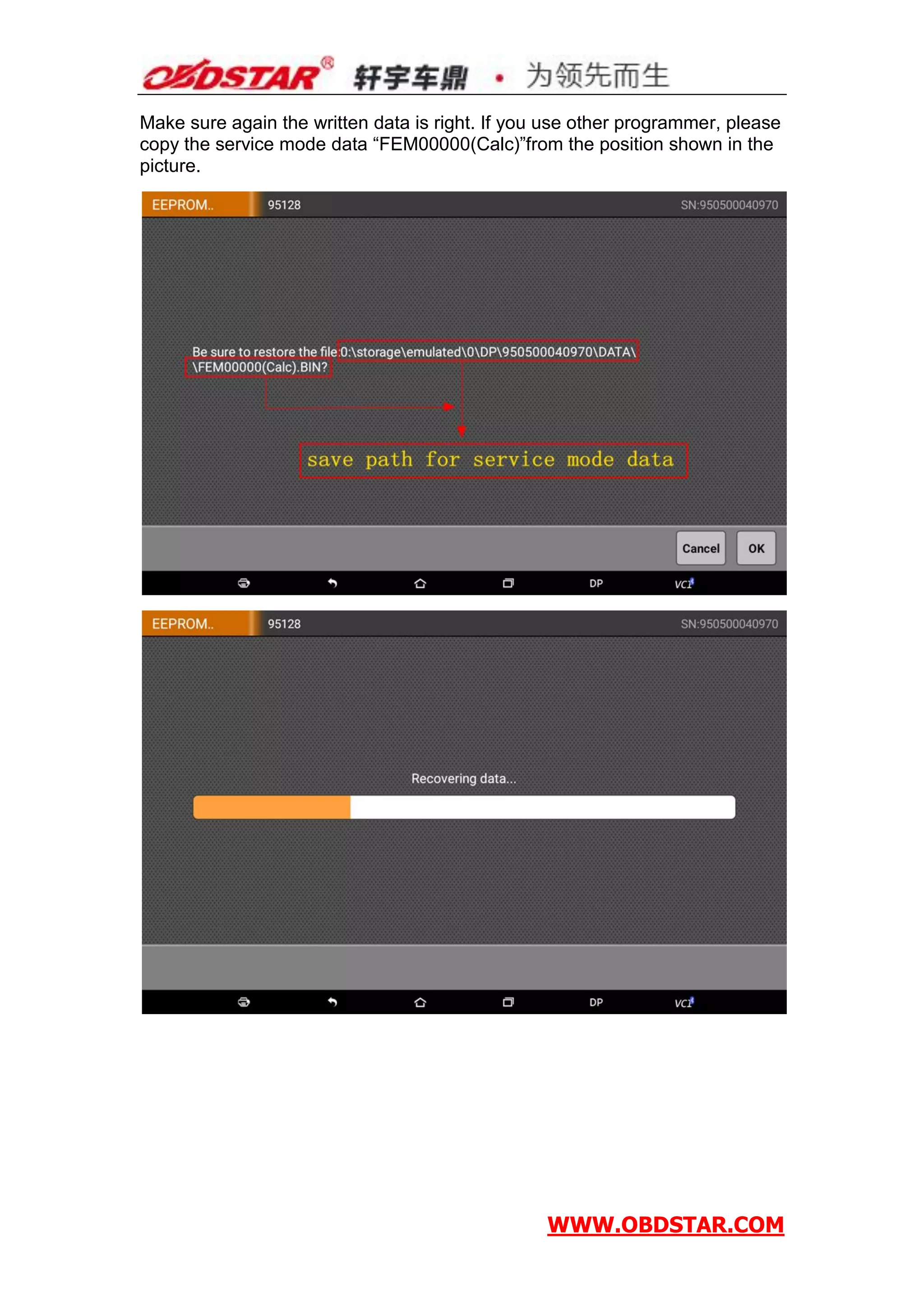 Bmw FEM BDC smart key programming with OBDSTAR X300 DP | PDF ...