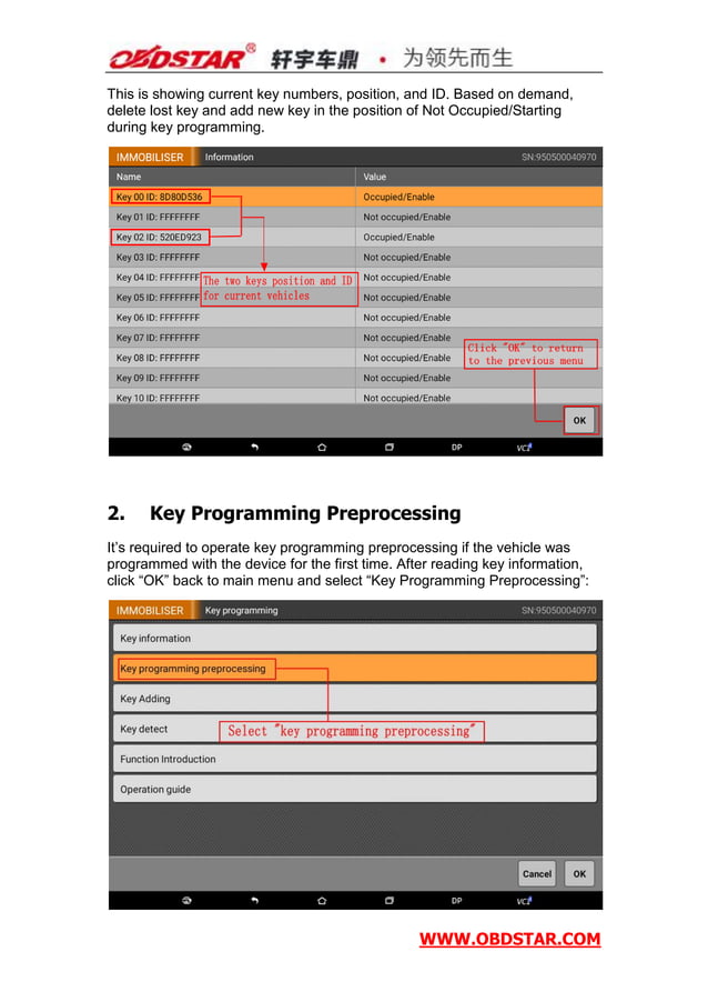 Bmw FEM BDC smart key programming with OBDSTAR X300 DP | PDF ...