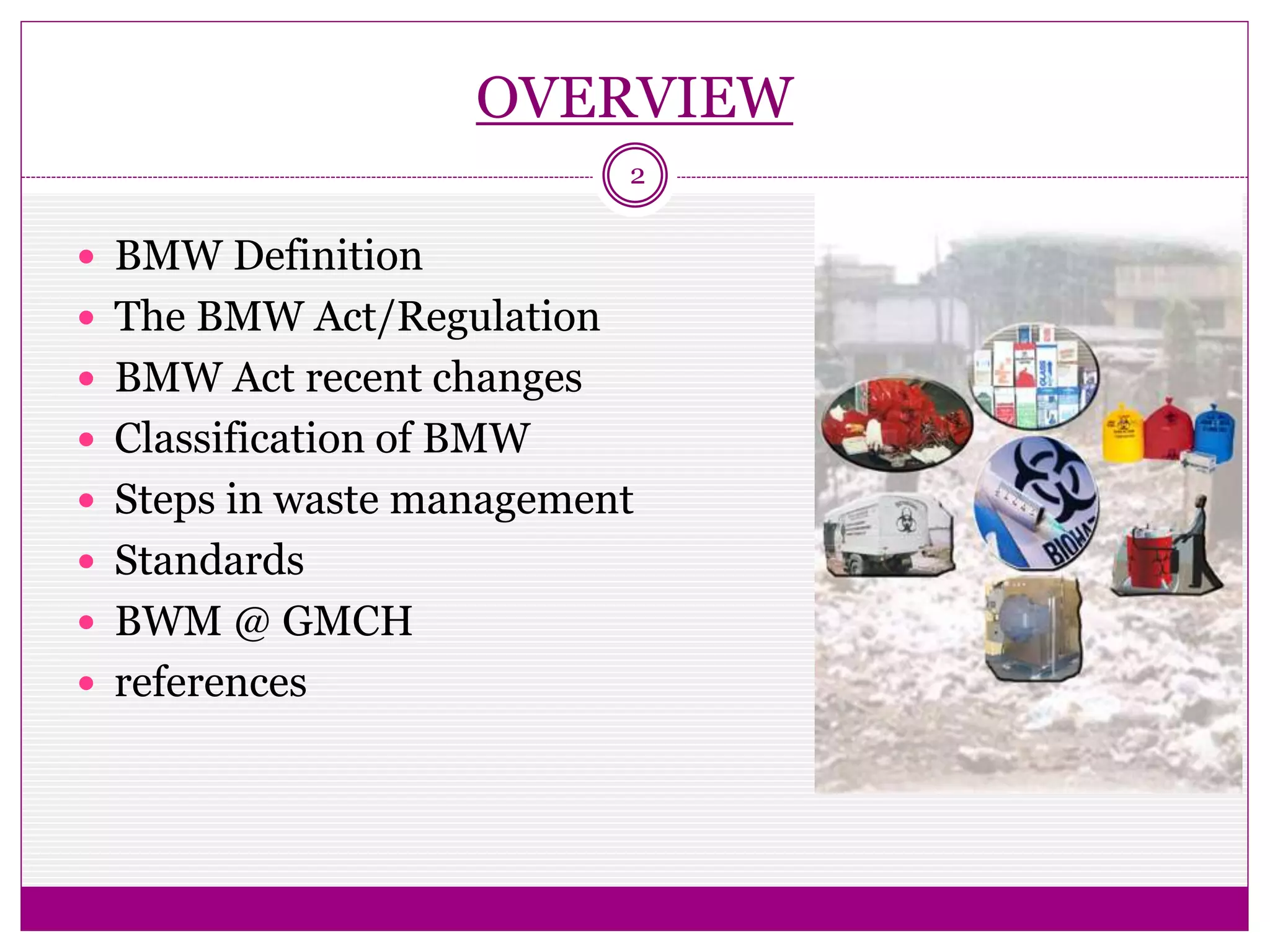 Biomedical waste management | PPTX