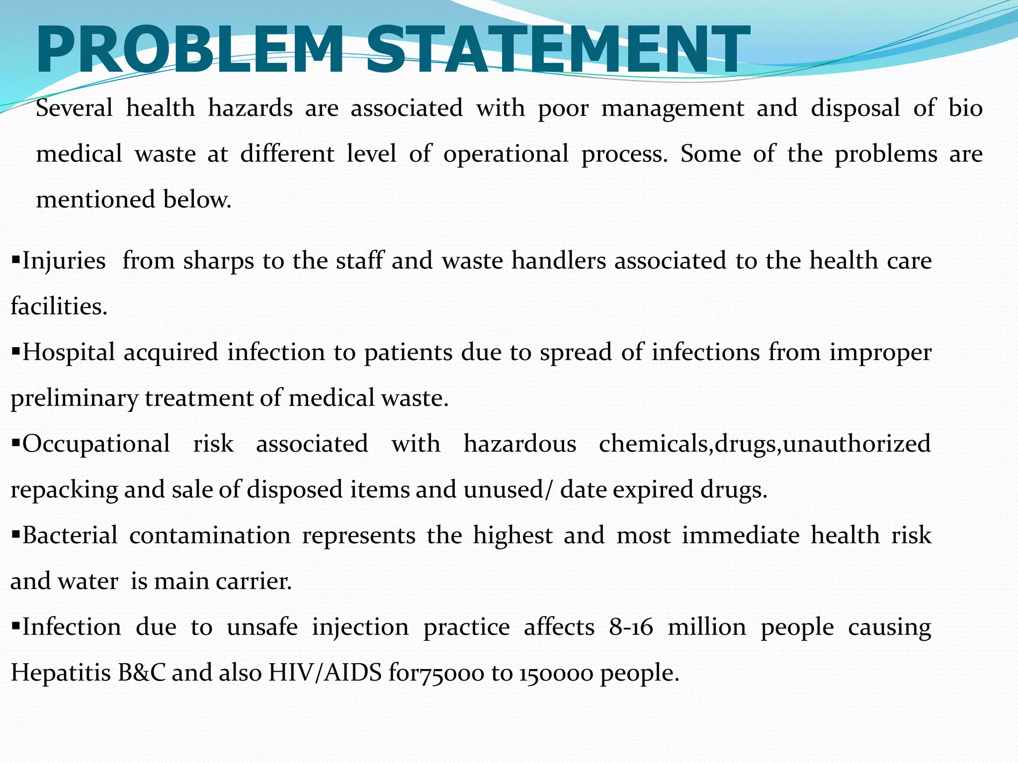 Bio medical waste final yr project | PPTX