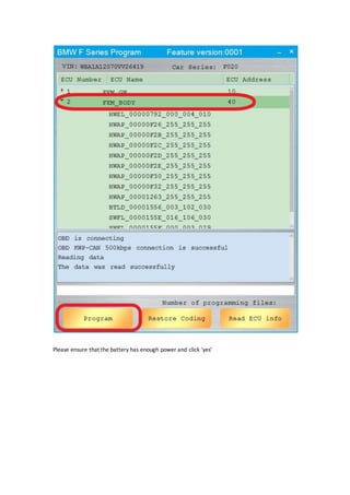 Bmw f series program with cgdi bmw programmer - obd2shop.co.uk