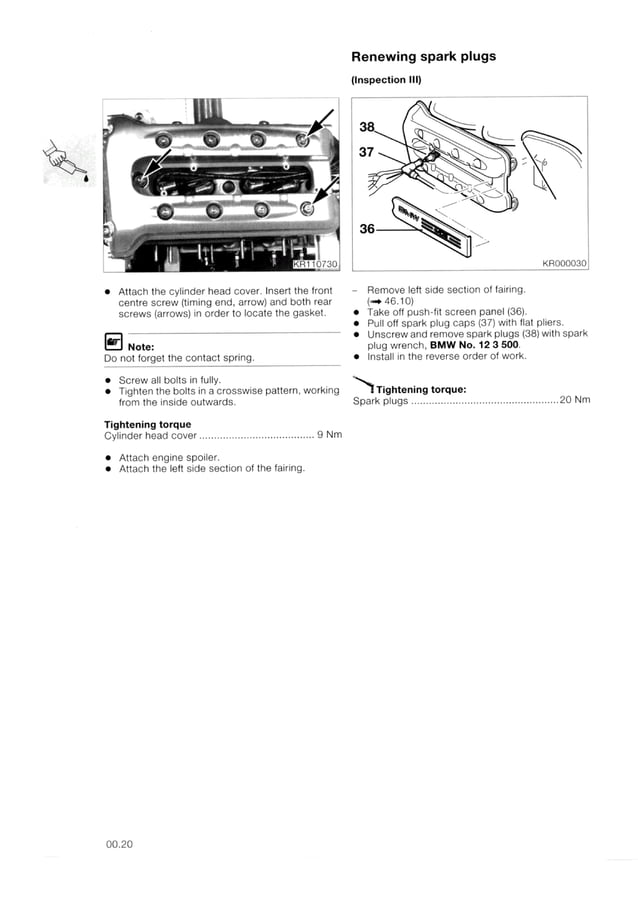 Bmw K1200 RS GT REPAIR MANUAL | PDF