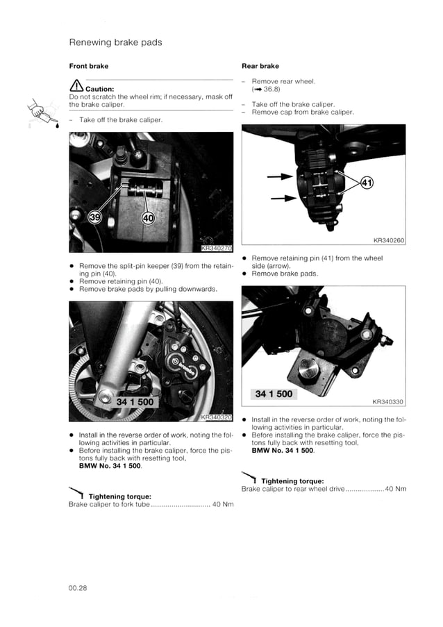 Bmw K1200 RS GT REPAIR MANUAL | PDF
