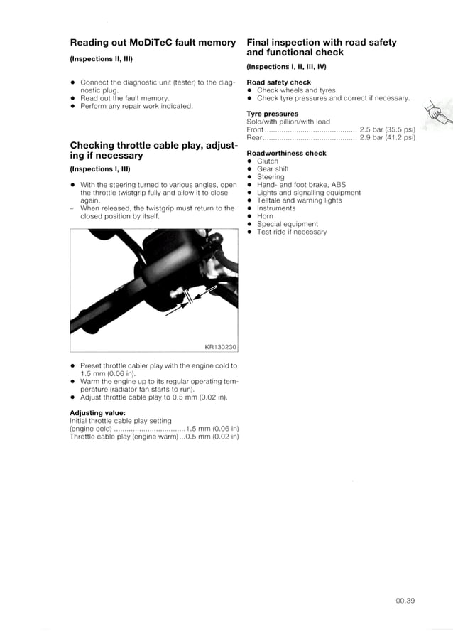 Bmw K1200 RS GT REPAIR MANUAL | PDF