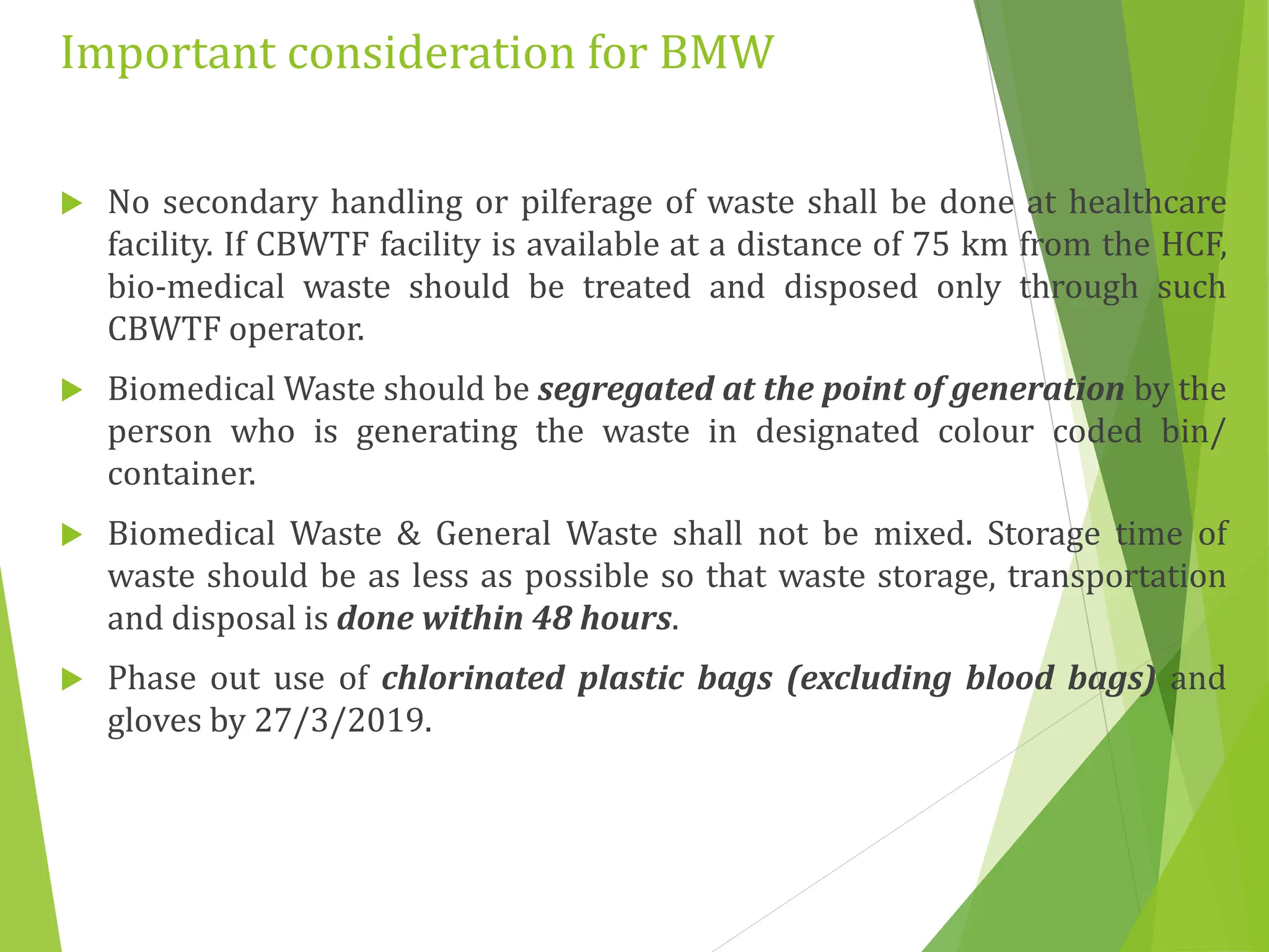 Latest Biomedical waste management guidelines | PPTX