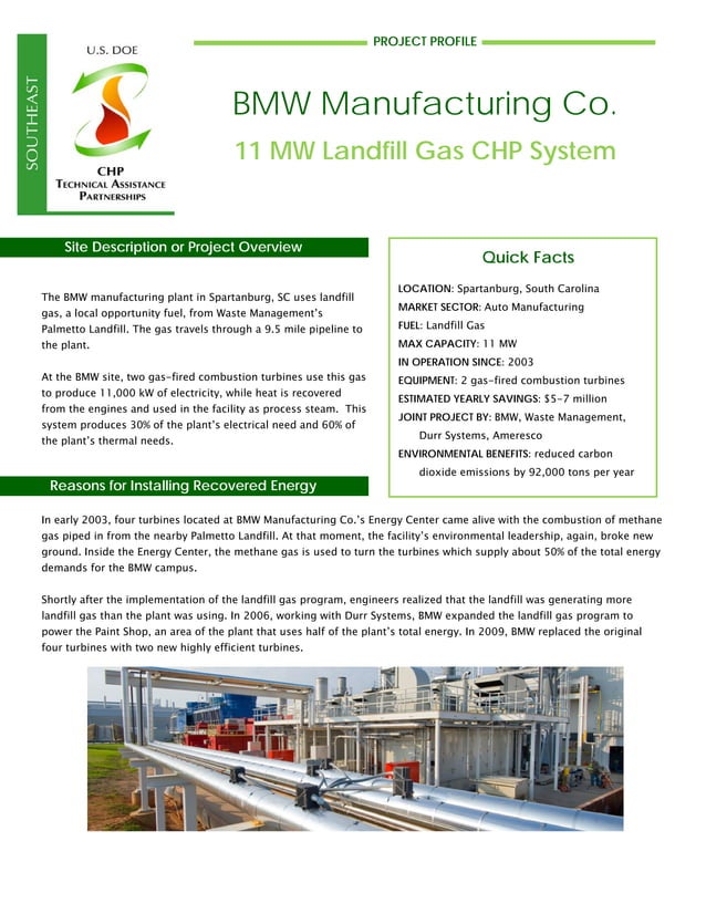 Bmw manufacturing chp-project_profile1 | PDF