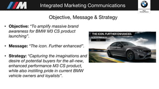 Intro to Marketing Communications - BMW | PDF
