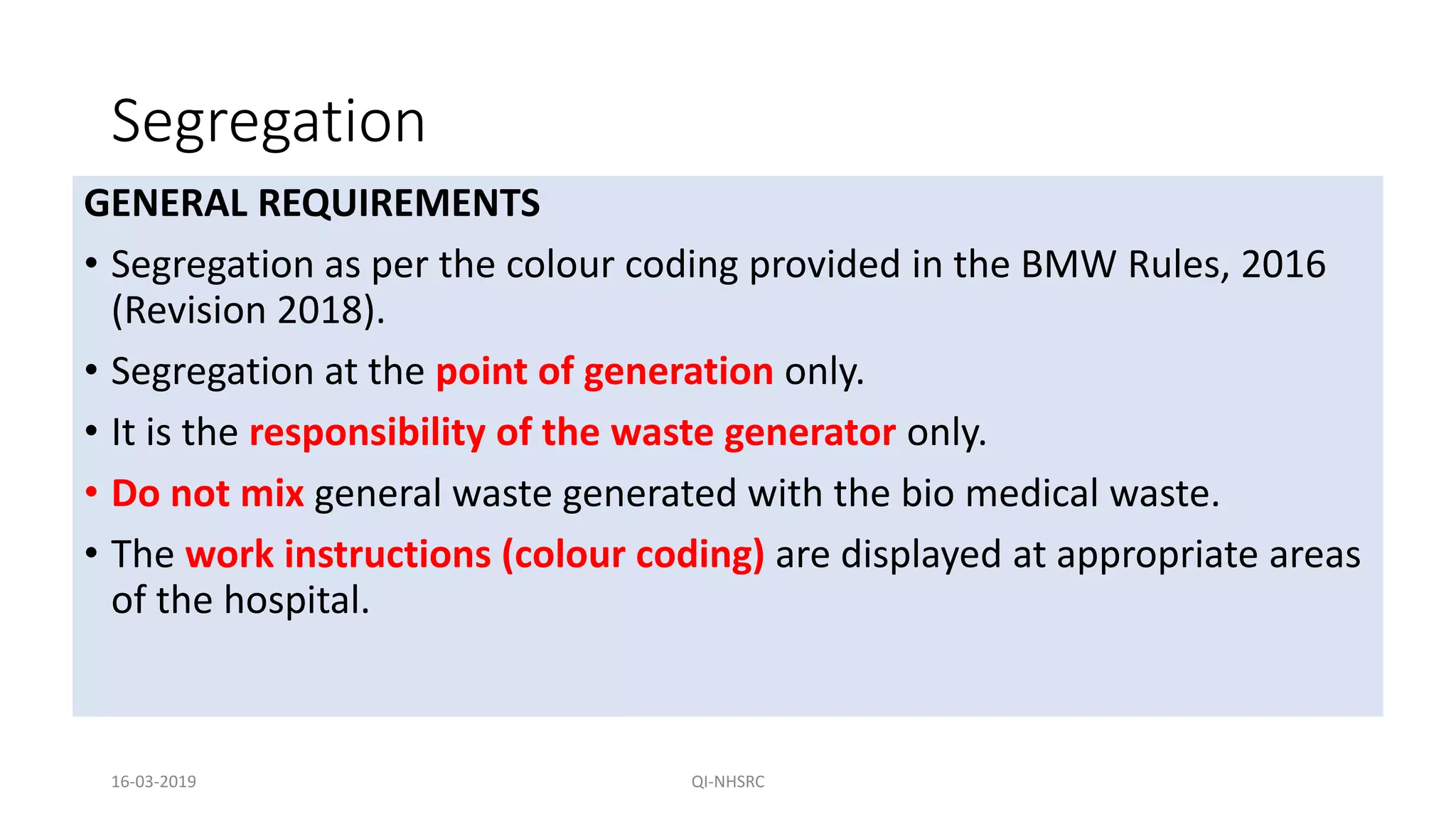 Bmw mgmt rules 2016 with amend 2018 | PPTX
