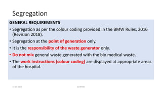 Bmw mgmt rules 2016 with amend 2018 | PPTX
