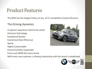 BMW Mini Creative Brief | Group Project | PDF | Automotive Industry ...