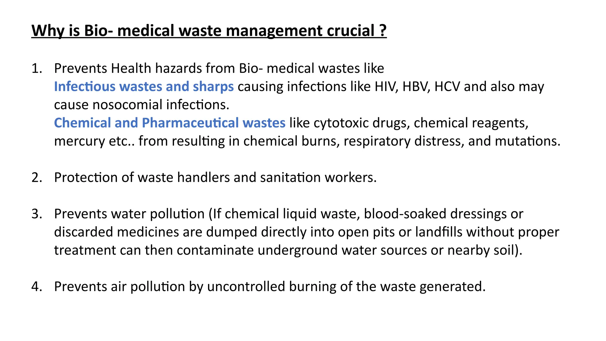 Biomedical waste management BMW india delhi | PPTX
