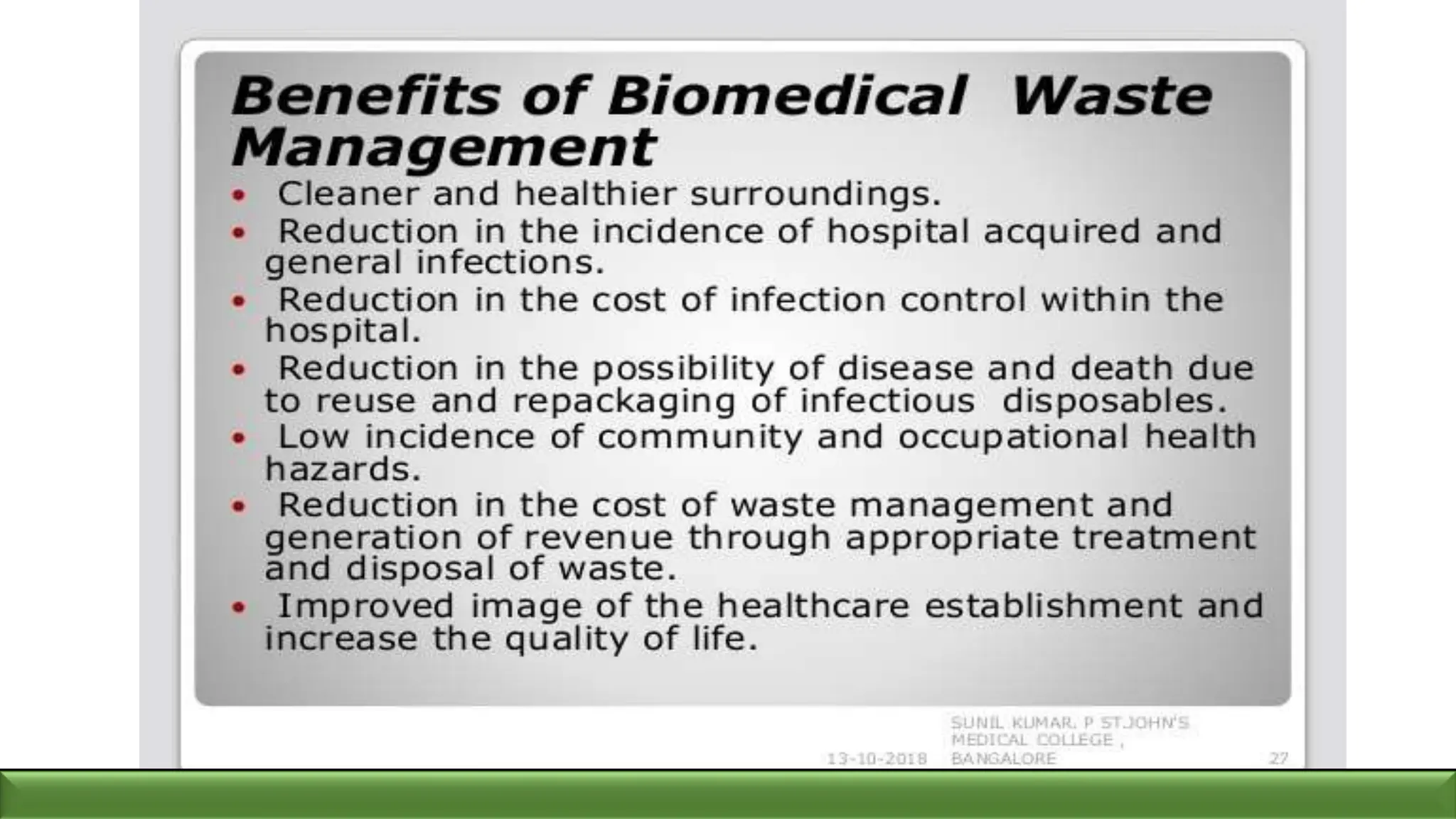 Biomedical waste management ppt by neha jani | PPTX