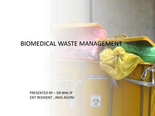 biomedical waste management in healthcare facilities | PPT